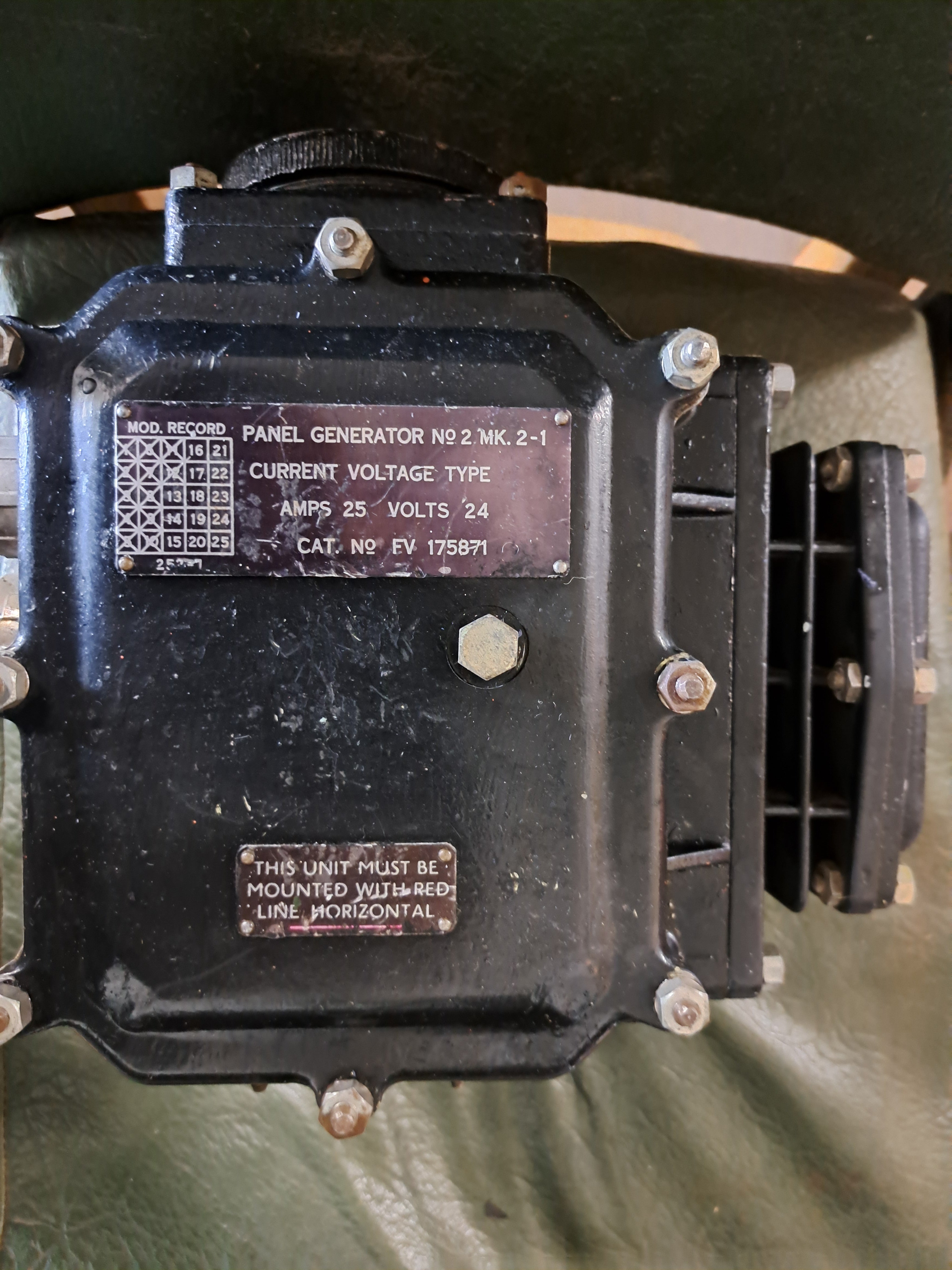 Austin Champ Two Speed Generator Regulator Panel No2 MK 2-1 – Champ Spares