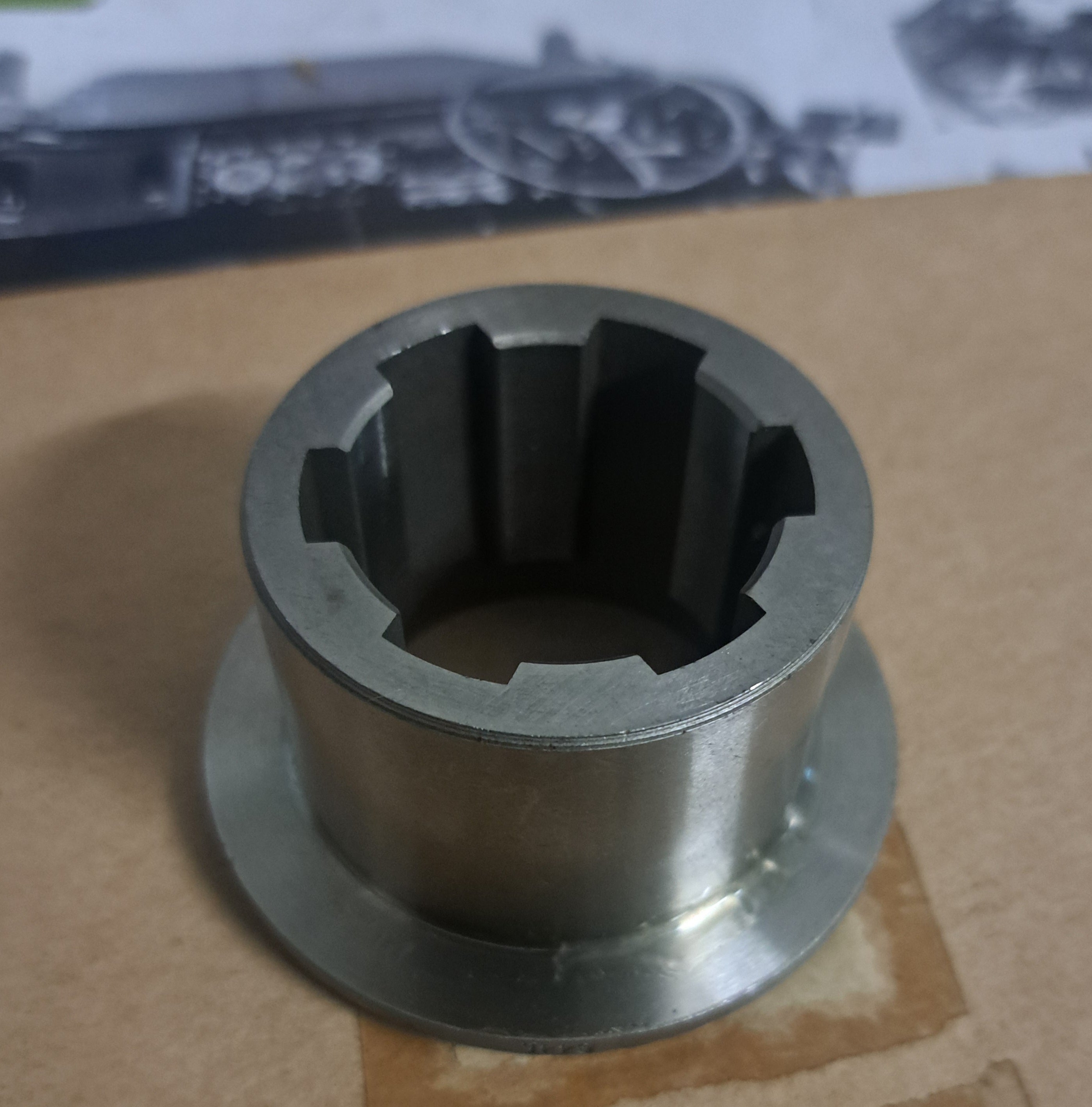 Austin Champ Gearbox Bearing Sleeve 2nd and 3rd Gear FV14731 – Champ Spares
