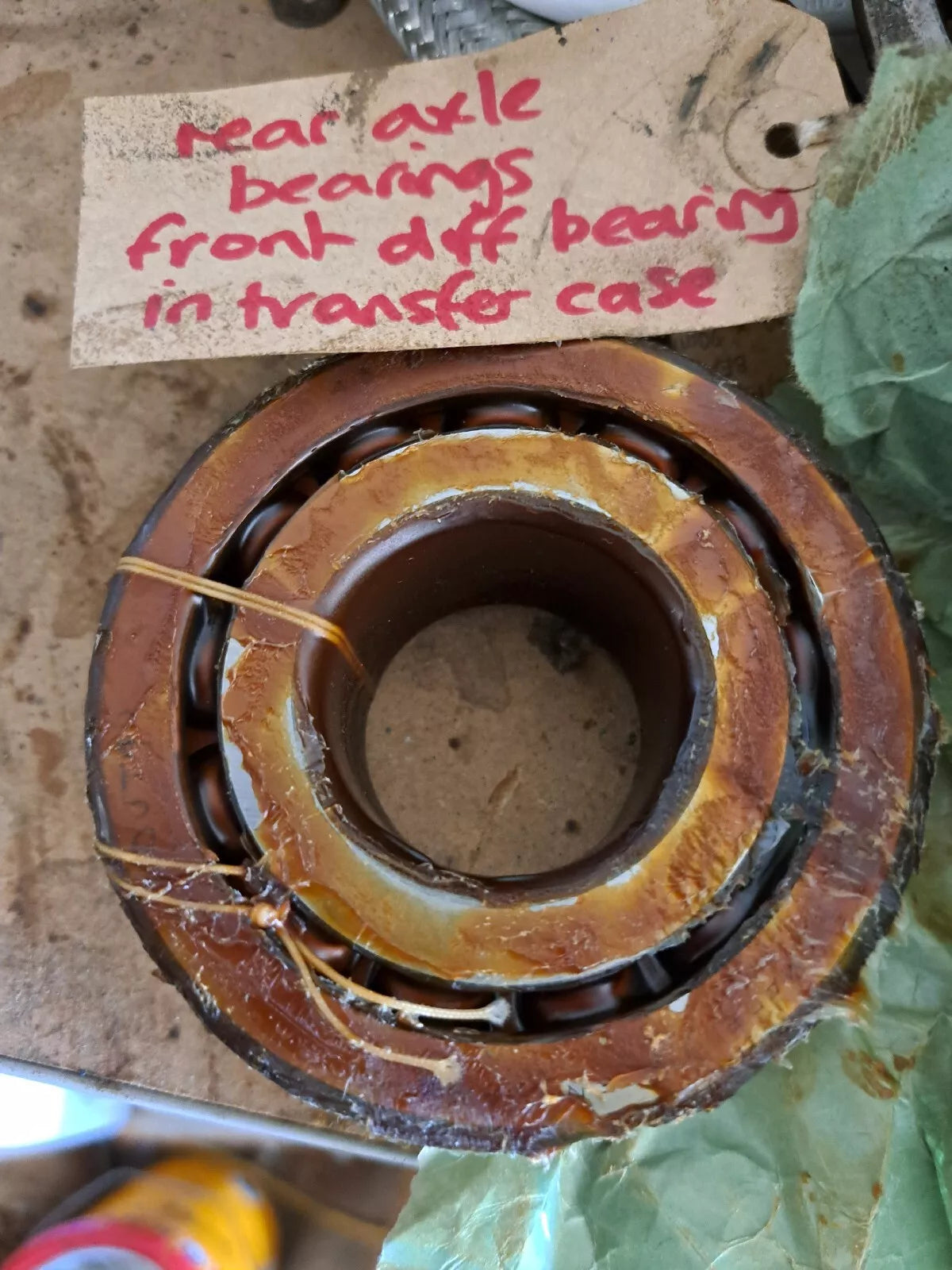 Austin Champ Bearing Rear Axle & Front Diff In Transfer Case R&M Perfe ...